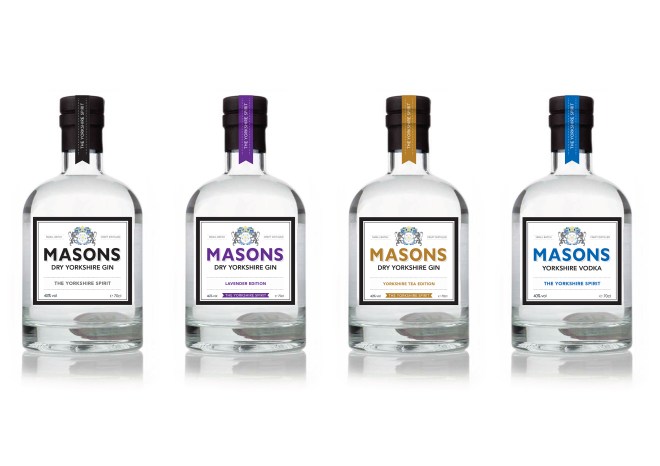 Masons Yorkshire Gins & Yorkshire Vodka | Yorkshire Dales Food